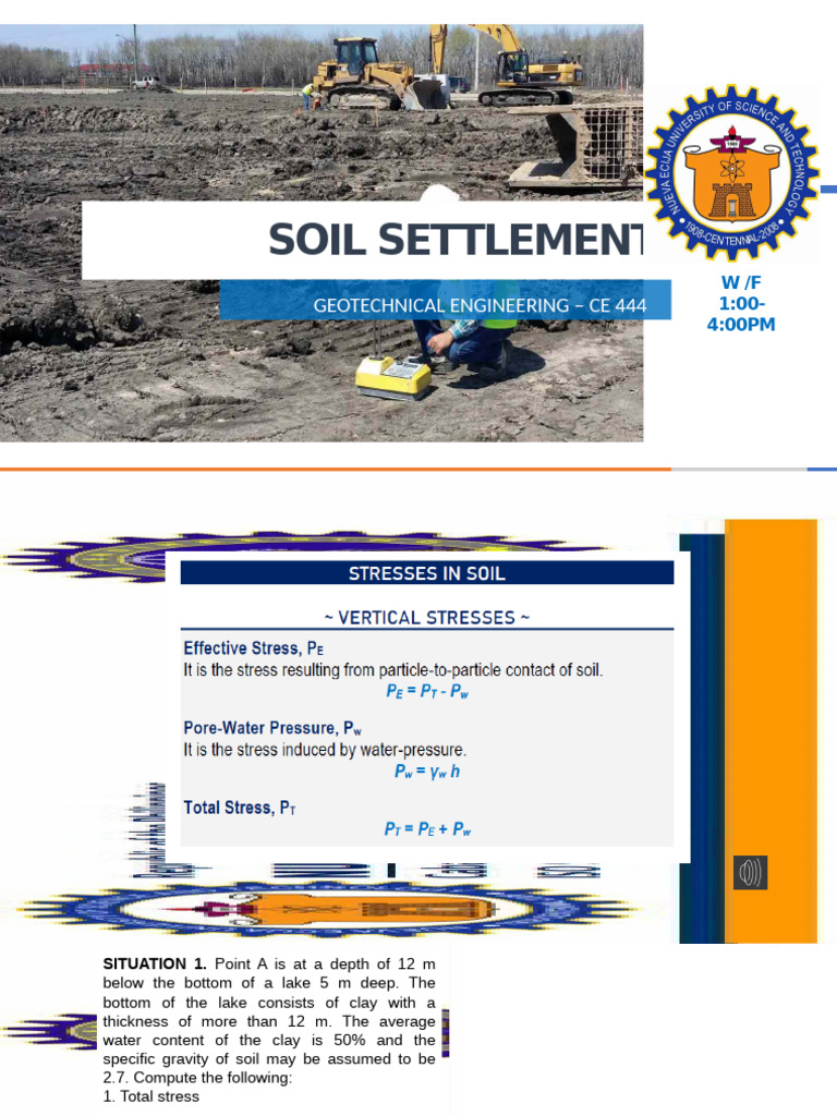Soil Settlement Calculations in Geotechnical Engineering | PDF | Soil ...