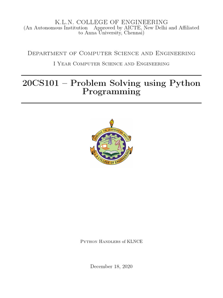 PSPP Unit 1 and 2 - Short and Big Question | PDF | Byte | Programming