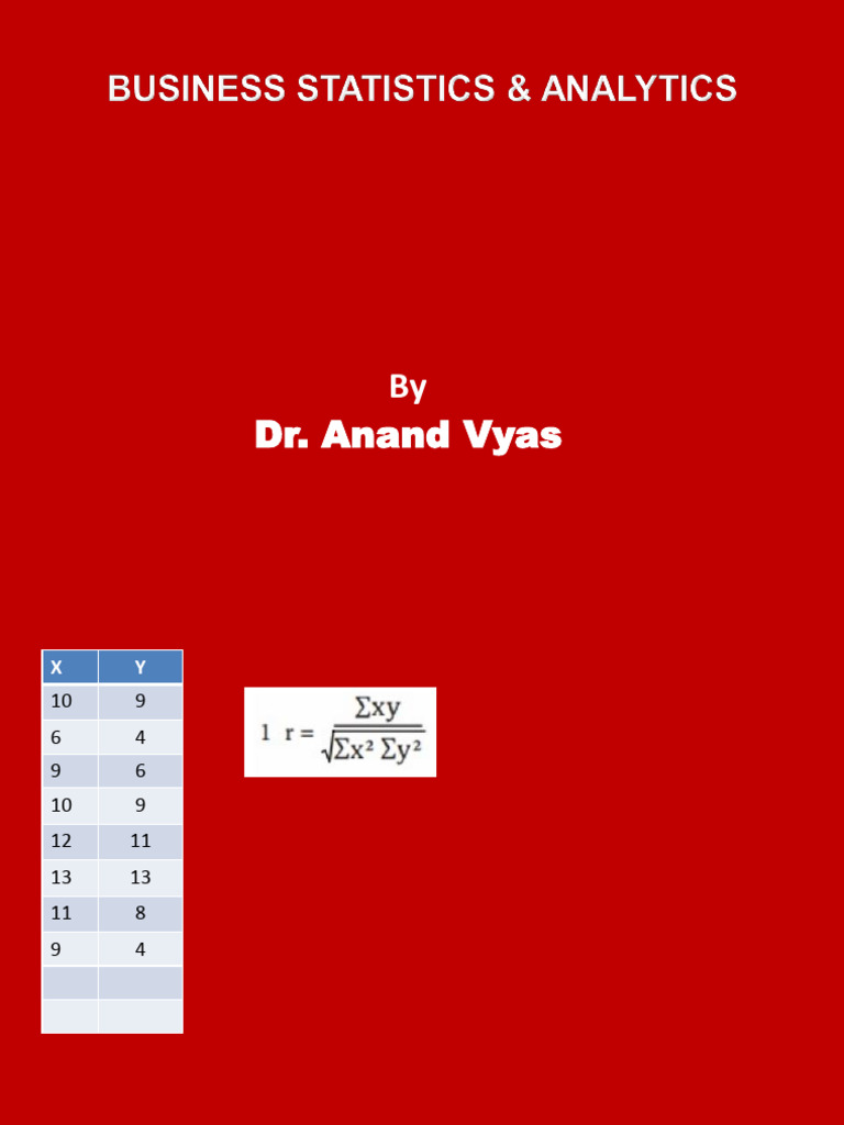 Karl Pearson Coefficient of Correlation | PDF