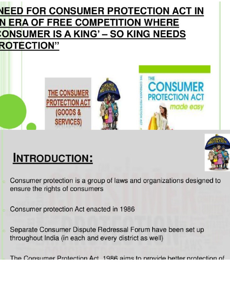 Chapter 12 Consumer Protection | PDF