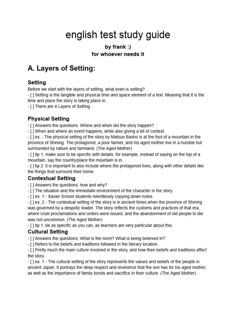 english test study guide | PDF | Mood (Psychology) | Mental Health