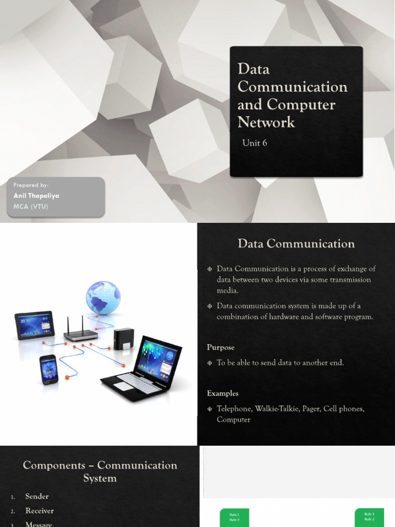 Unit 6 - DCN-1 | PDF | Network Topology | Computer Network