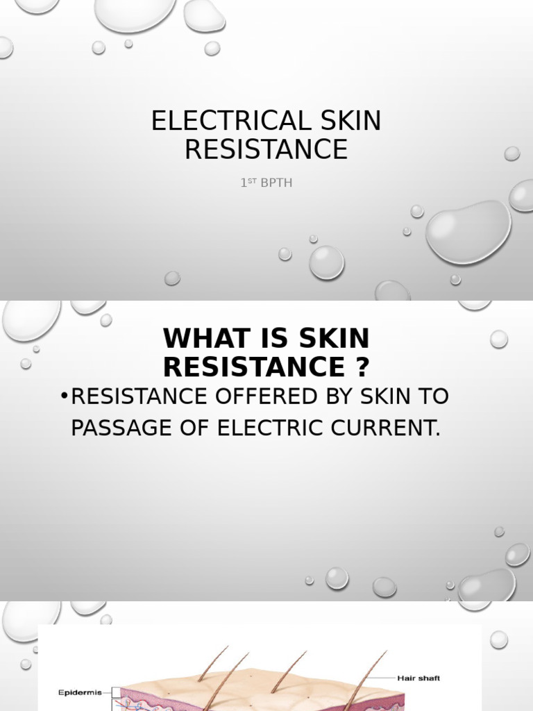Understanding Electrical Skin Resistance | PDF