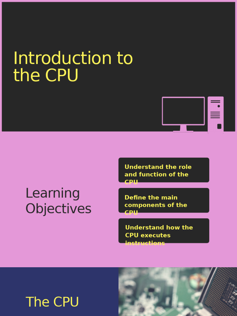Understanding CPU Components and Functions | PDF | Central Processing ...