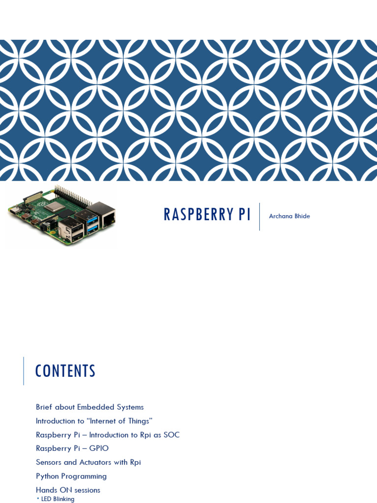 Rpi | PDF | Raspberry Pi | Computing