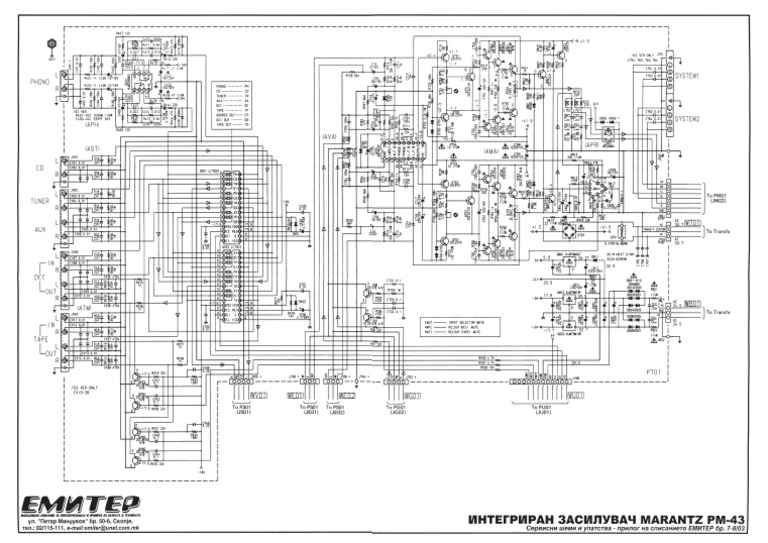 Marantz PM-43 (Schematic) | PDF