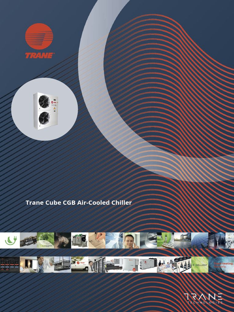 Trane Cube CGB Chiller Specs | PDF | Air Conditioning | Machines