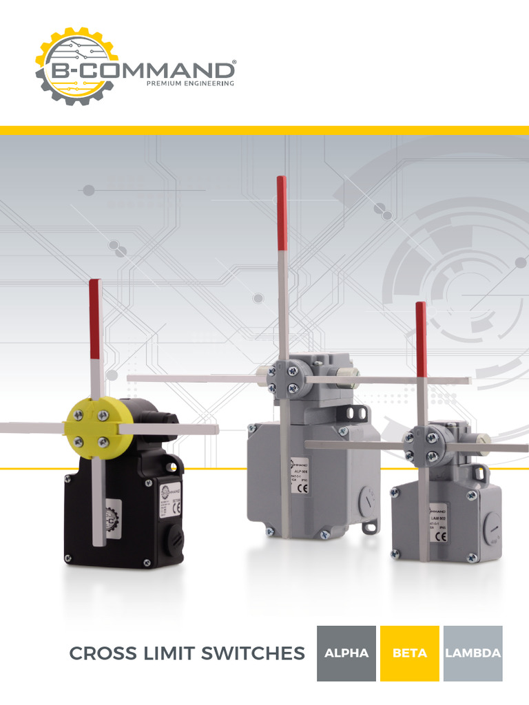 B COMMAND Cross Limit Switches Total SP | PDF | Electrical Wiring | Switch