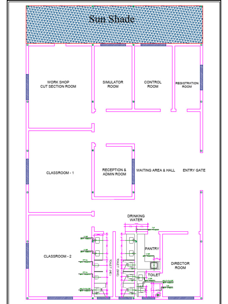 Rto Office - Plumbing Layout | PDF | Tap (Valve) | Equipment