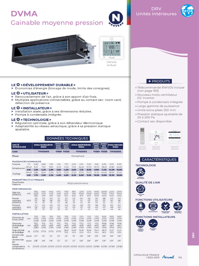 VRF Airwell - Ui Gainable Dvma | PDF