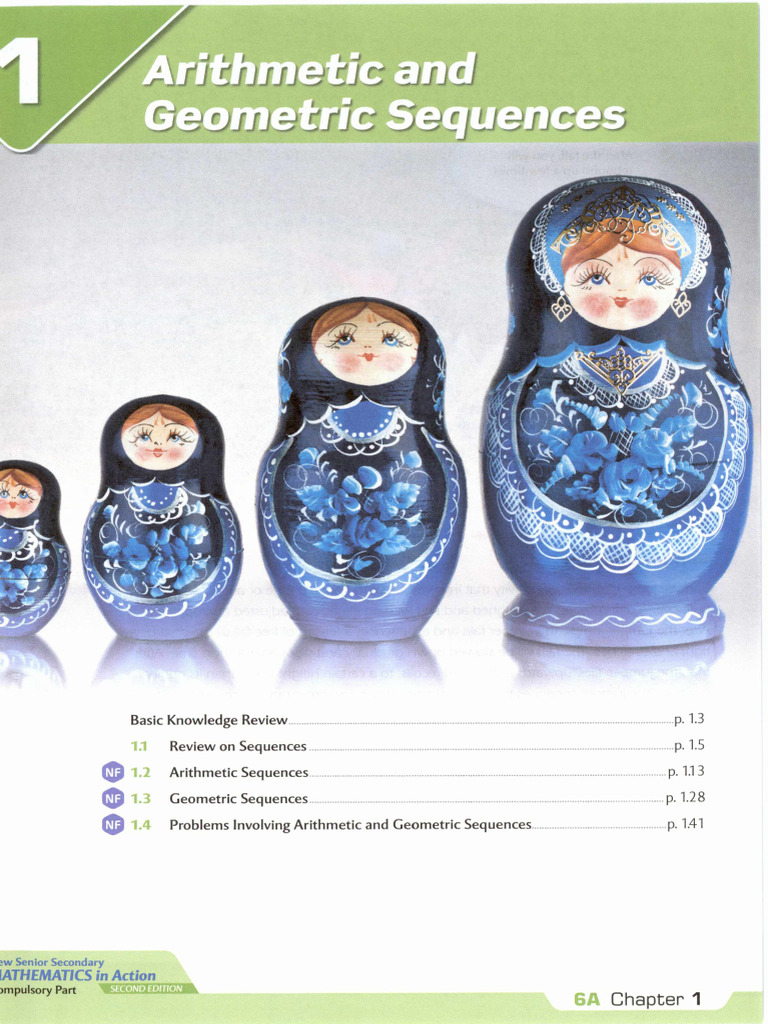 Ch01 Arithmatic and Geometric Sequence | PDF | Mathematics | Mathematical Analysis