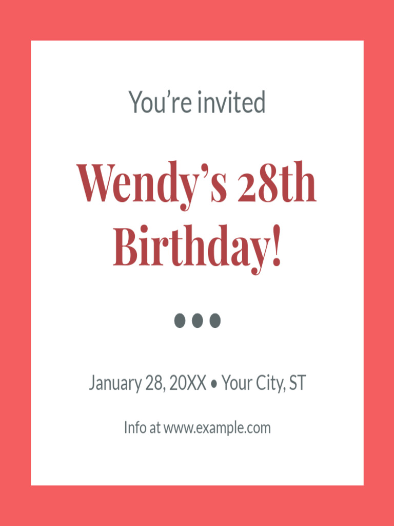 Party Invite | PDF