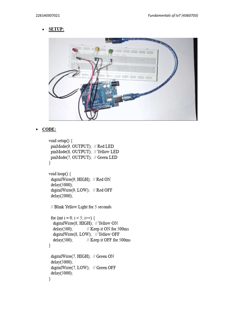 IoT LED Control Basics | PDF