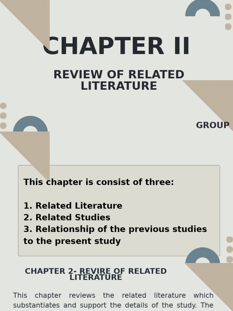 Group4chapter Ii Review of Related Literature | PDF | Scientific Method ...