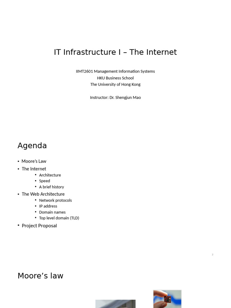 Lec3 - IT Infrastucture I-3 | PDF | Ip Address | Computer Network