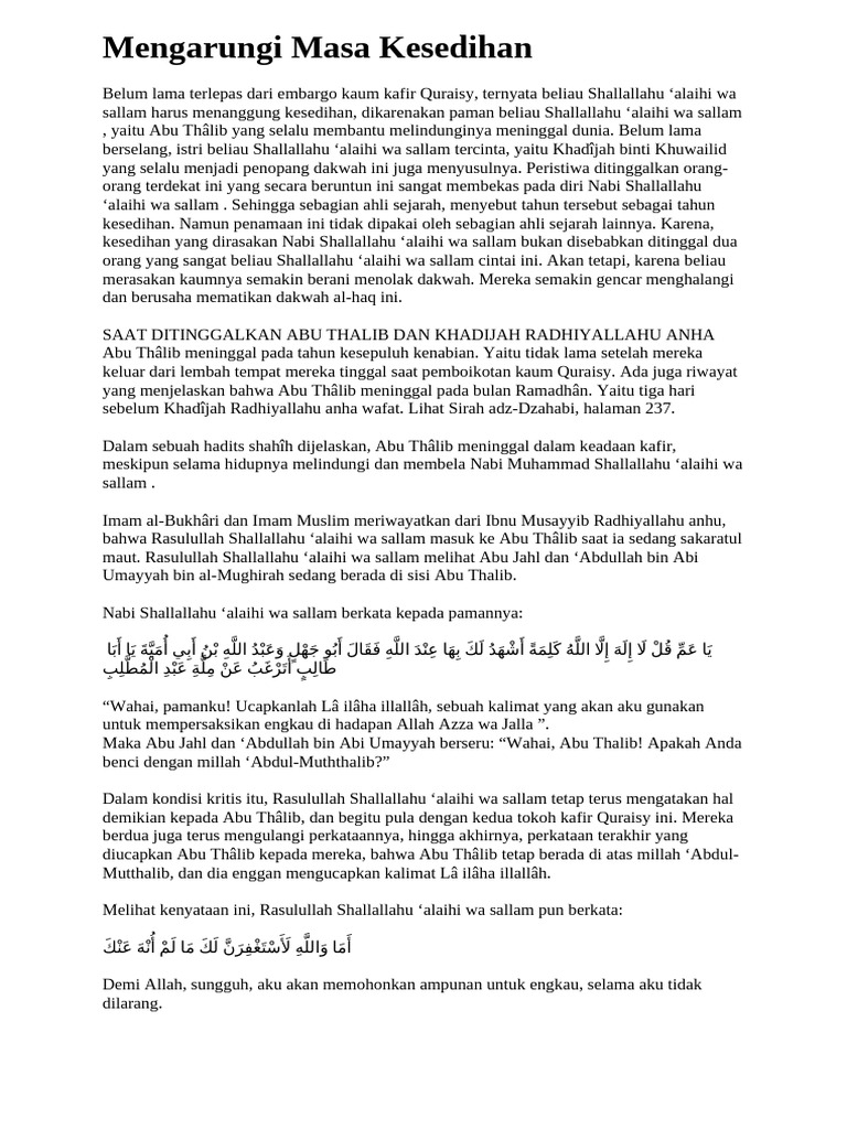 Mengarungi Masa Kesedihan | PDF