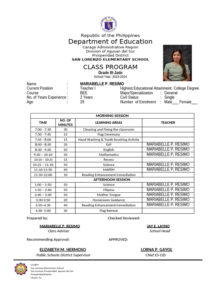 Class Program JADE 2023 | PDF | Educational Organizations | Learning