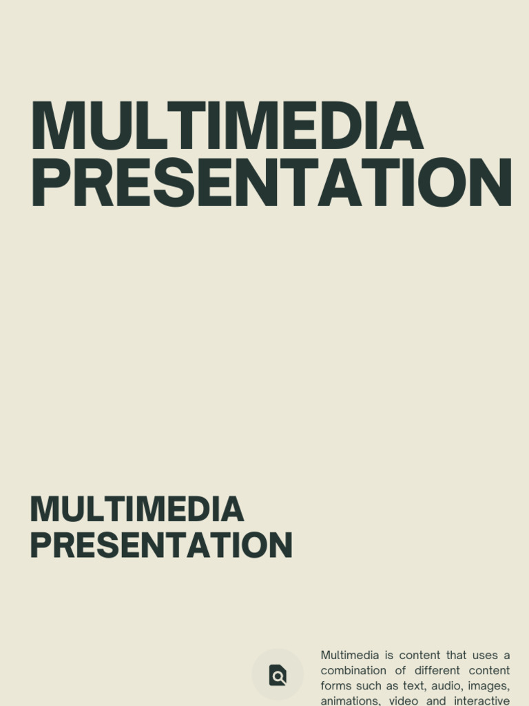 Effective Multimedia Presentations | PDF | Multimedia | Microsoft Power Point
