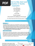 AQL Vs LQL | PDF | Sampling (Statistics) | Risk