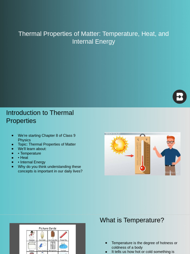 Science Gr9 Thermal Energy | PDF | Heat | Temperature