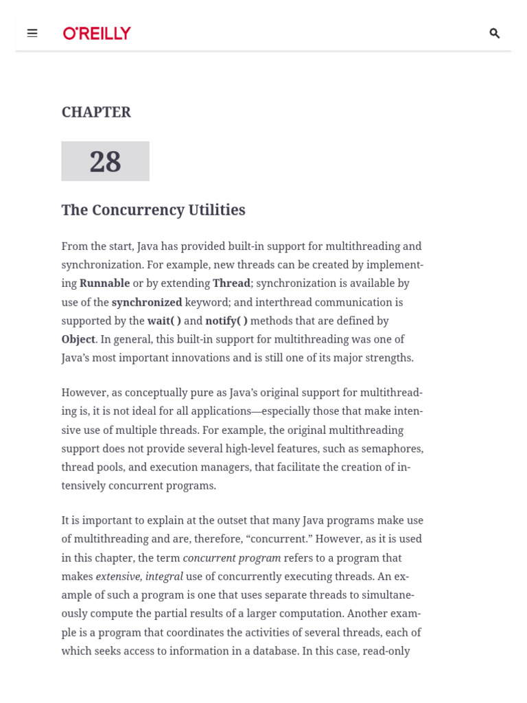 Java Concurrency Utilities Overview | PDF | Parallel Computing | Thread (Computing)