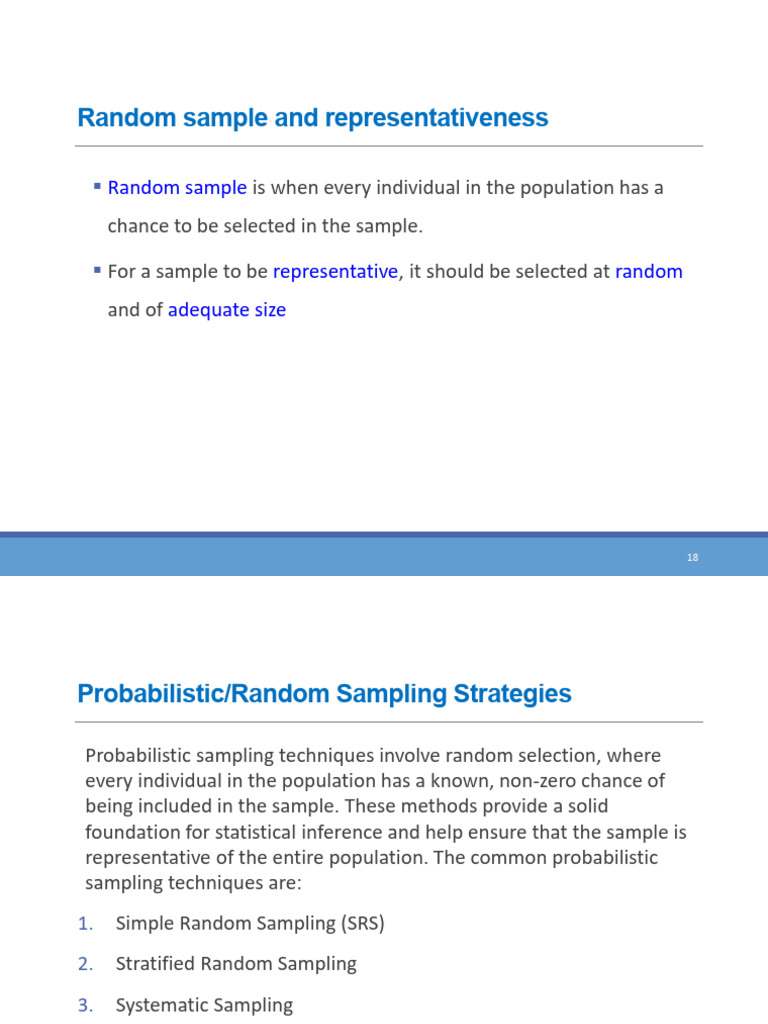 Understanding Random Sampling Methods | PDF | Sampling (Statistics ...