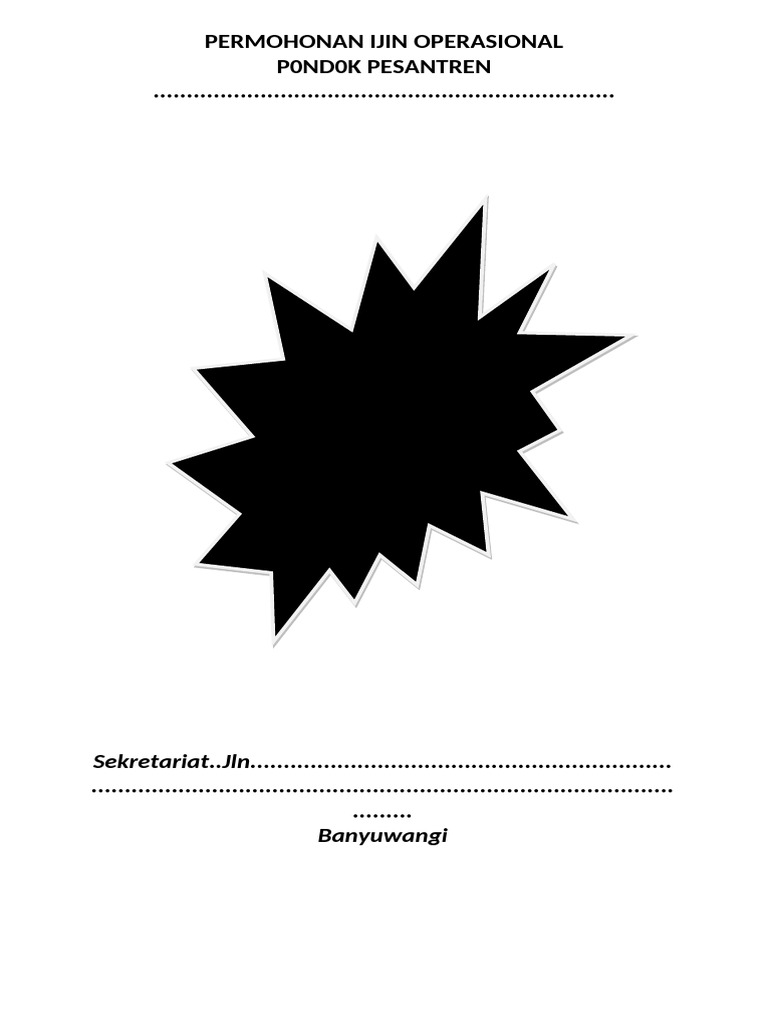 Pengajuann-Ijin-Operasional-Ponpes Jadi | PDF