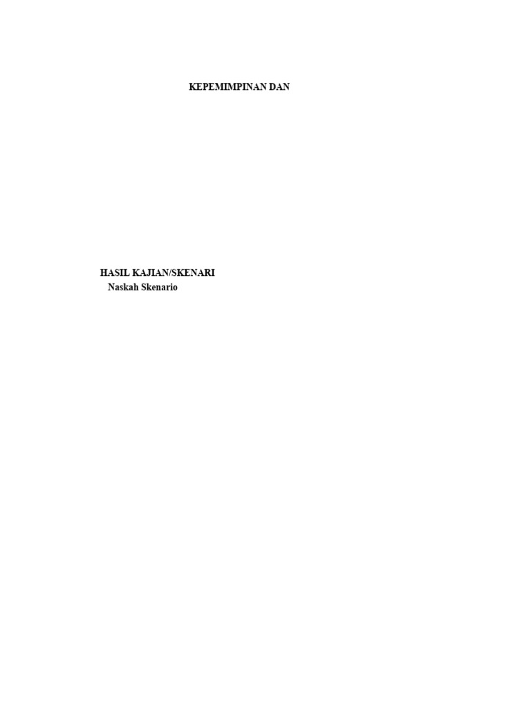 Layout Laporan Kepemimpinan Dan Manajemen Keperawatan | PDF