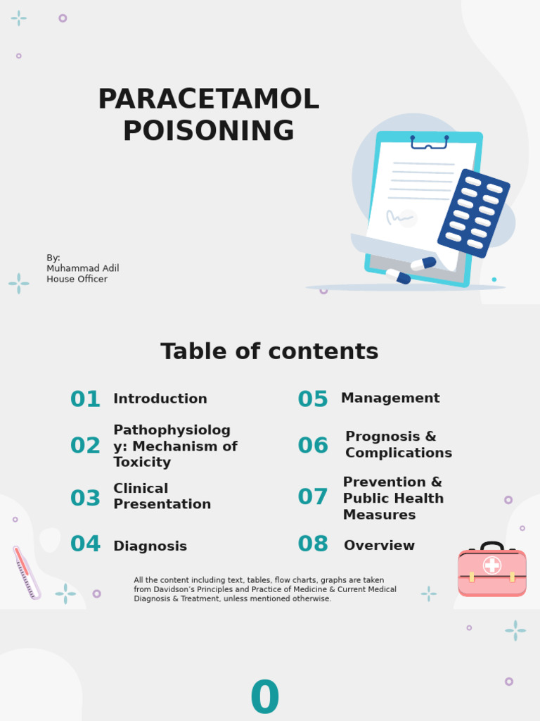 Paracetamol Poisoning | PDF | Medicine | Clinical Medicine