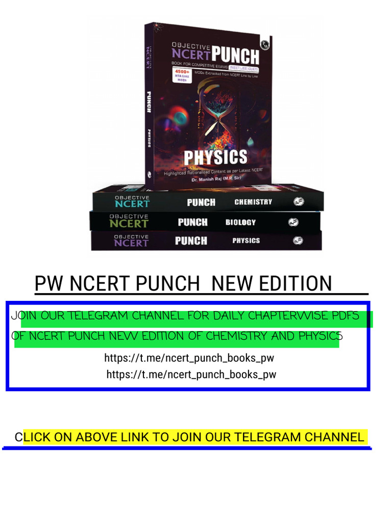 NCERT PUNCH New Edition PHYSICS Chapter 5 Class 12 | PDF