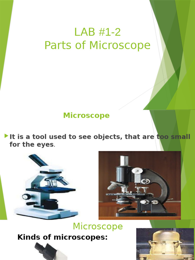 1st - 2nd Lab - Lab Safty - Microscope | PDF | Glass Engineering And ...