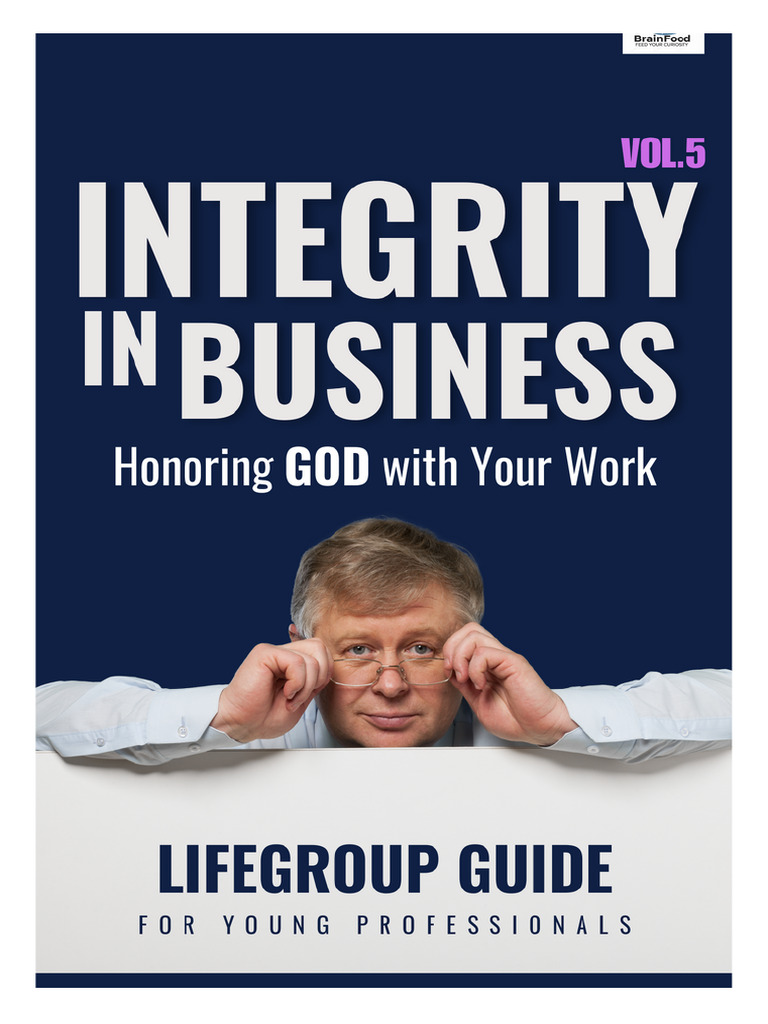 w3 Integrity in Business - Honoring God With Your Work | PDF | Daniel ...