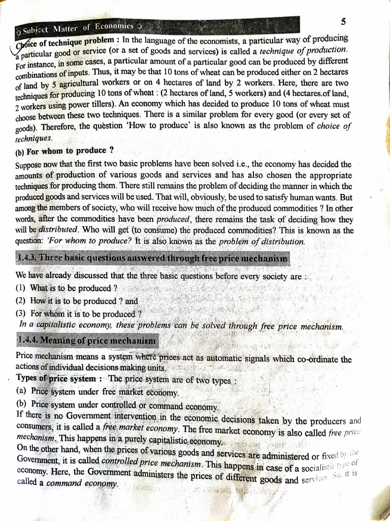 Economics Chapter 3 | PDF