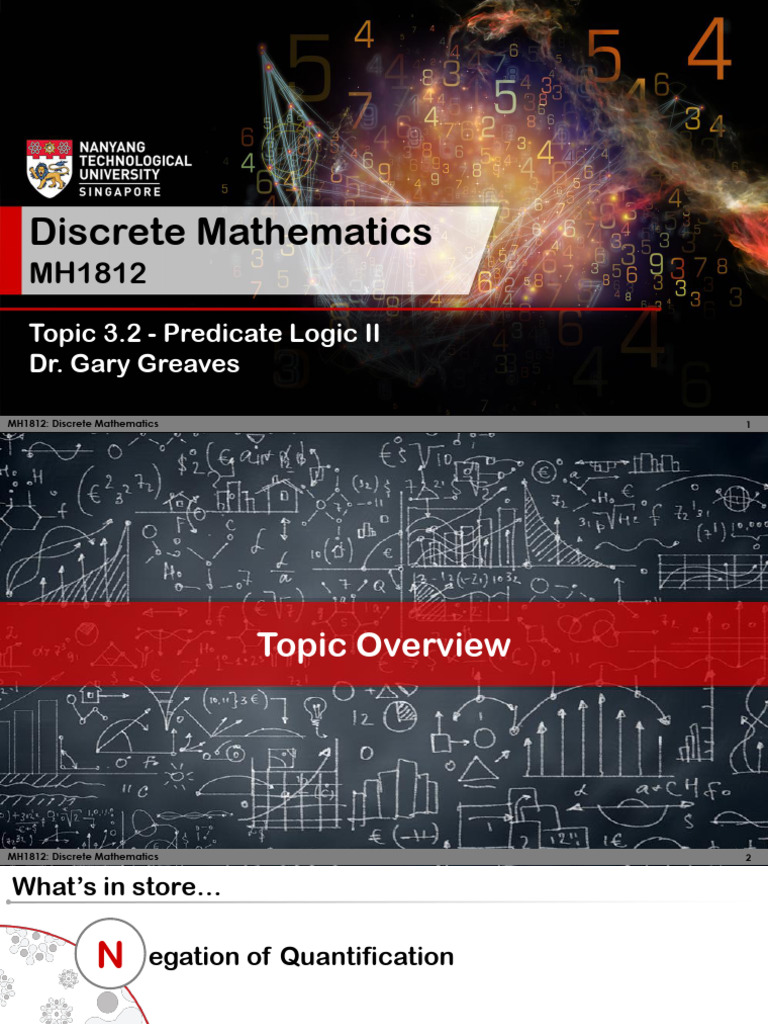 Predicate Logic II: Negation & Truth Values | PDF | Formalism (Deductive) | Semantics