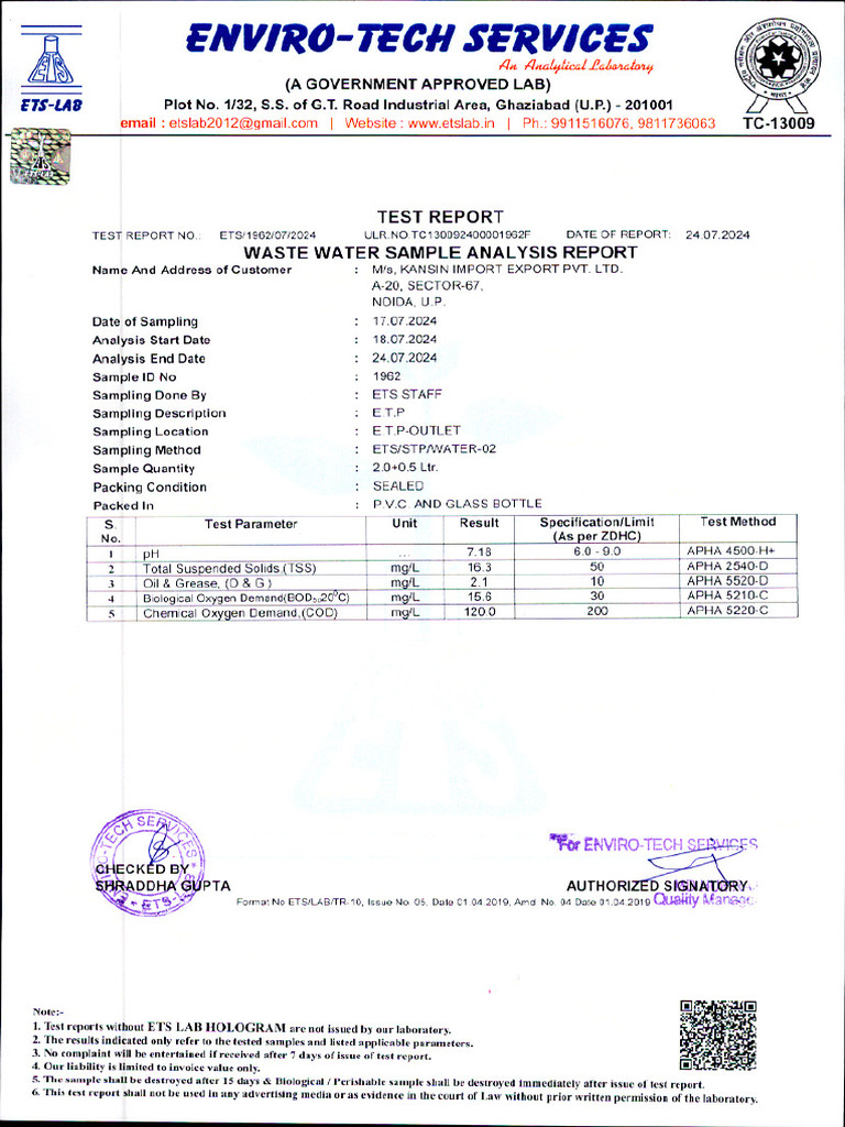 Kansin Import Report-A-20, July-24, WW | PDF
