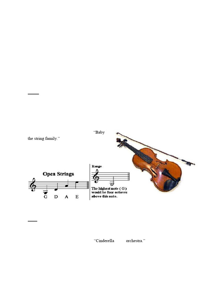 07.the String Family of The Orchestra | PDF | Guitars | Double Bass