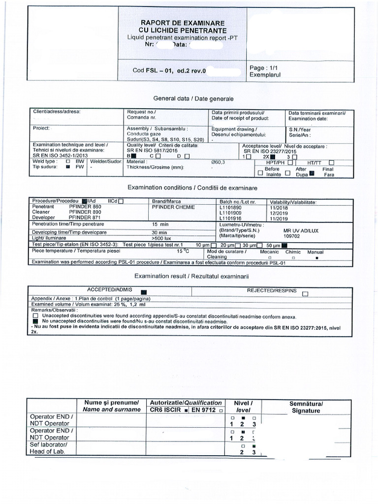 Control Nedistructiv Suduri | PDF