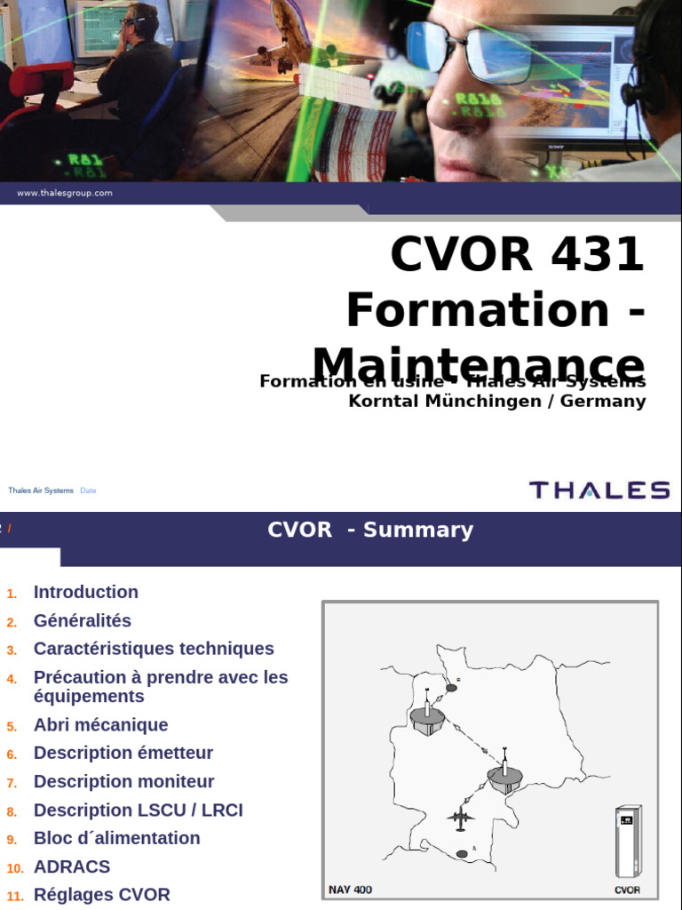 Formation CVOR et Maintenance Thales | PDF | Modulation | Modulation de ...