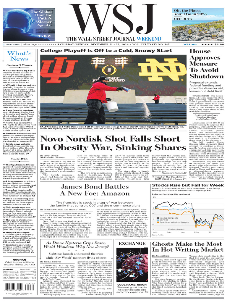 WSJ 2024-12-21【外刊订阅Train1580】 | PDF | Federal Reserve | Inflation
