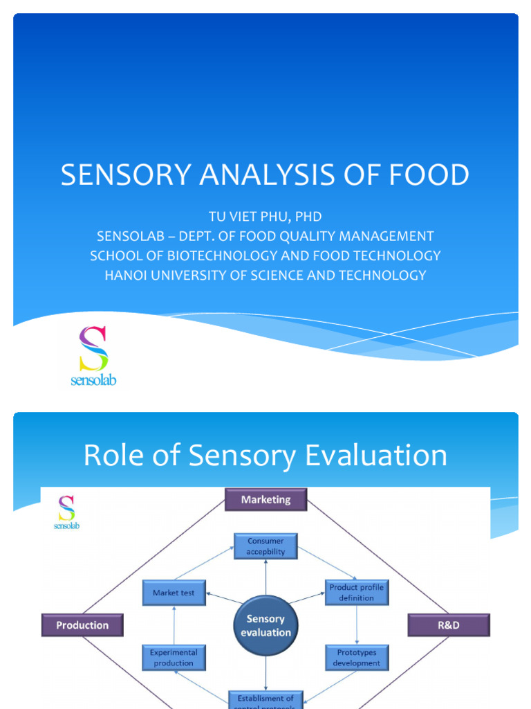 Sensory Analysis Part I en | PDF | Perception | Odor