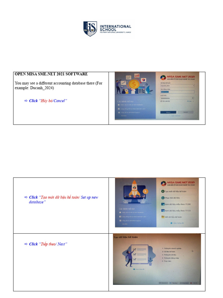Guidelides For Moc Exam 1 - Set Up New Database | PDF