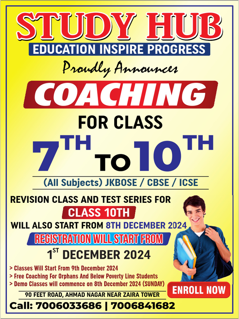 Study Hub Coaching Announcement | PDF