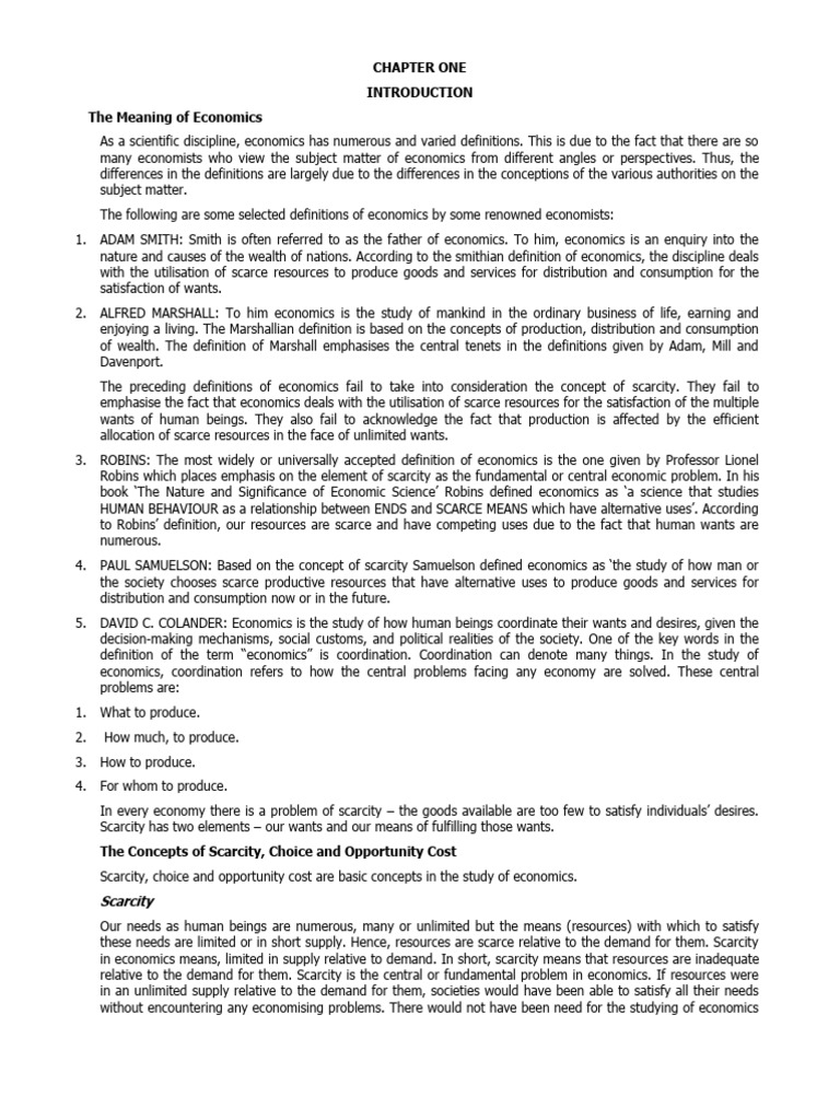 Elements of Econo,Mics 2018 Final Book | PDF | Economic System | Economics