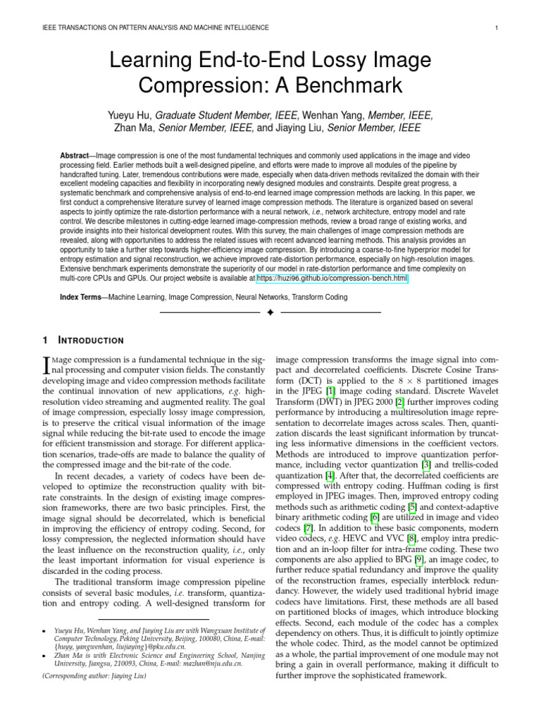 2002.03711v4 | PDF | Data Compression | Algorithms