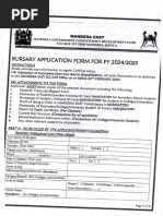 Nakuru County Bursary Application Form 2024-25-2 | PDF