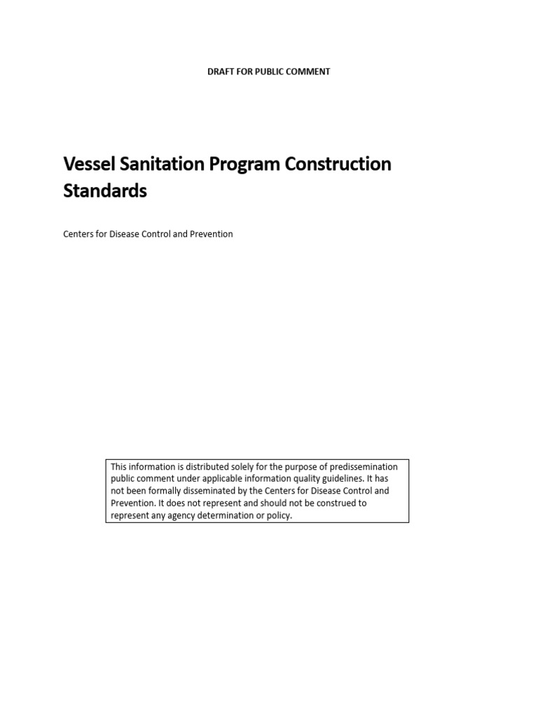 VSL Sanitation Prog Construction Standards | PDF | Refrigerator ...