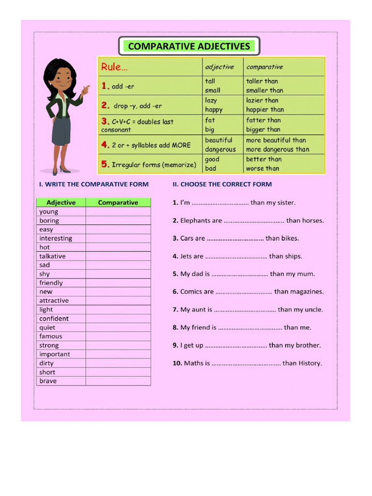 u5- comparatives | PDF