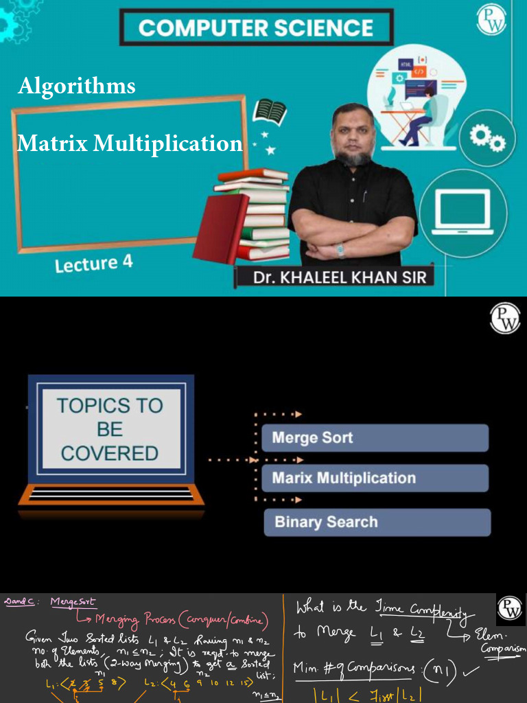 Matrix Multiplication Algorithms | PDF