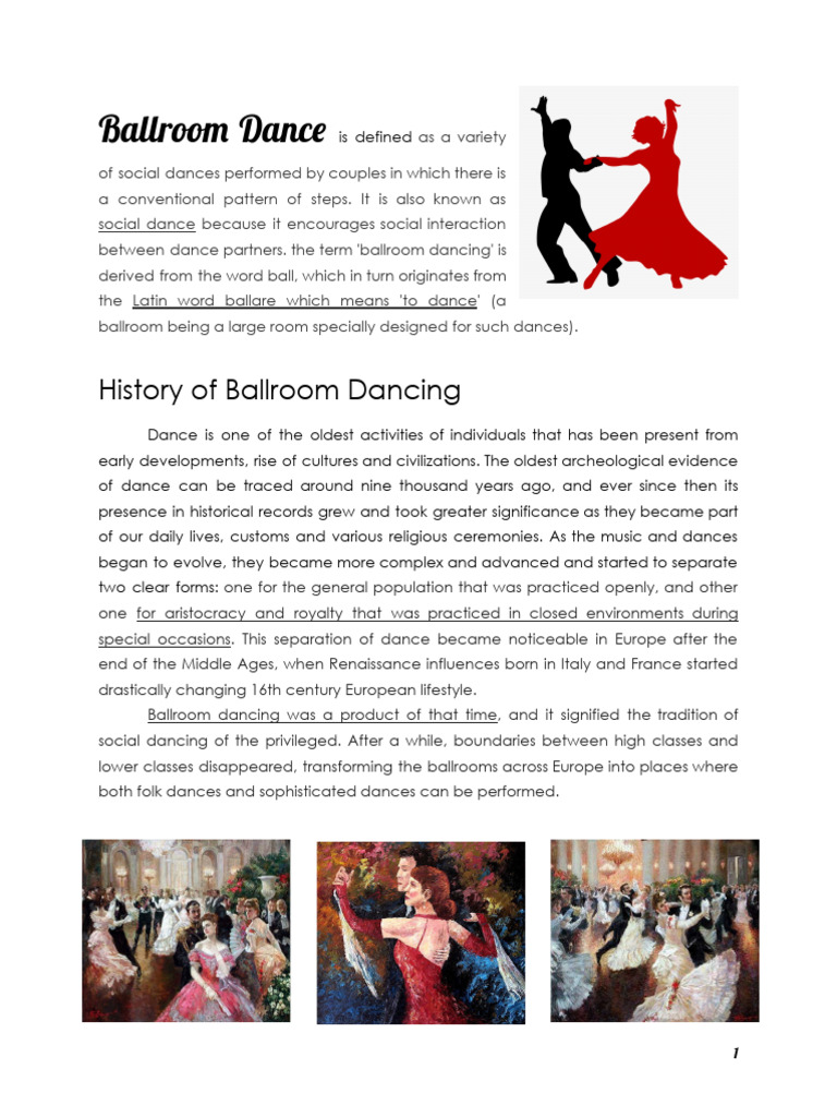 Ballroom | PDF | Ballroom Dance | Dances