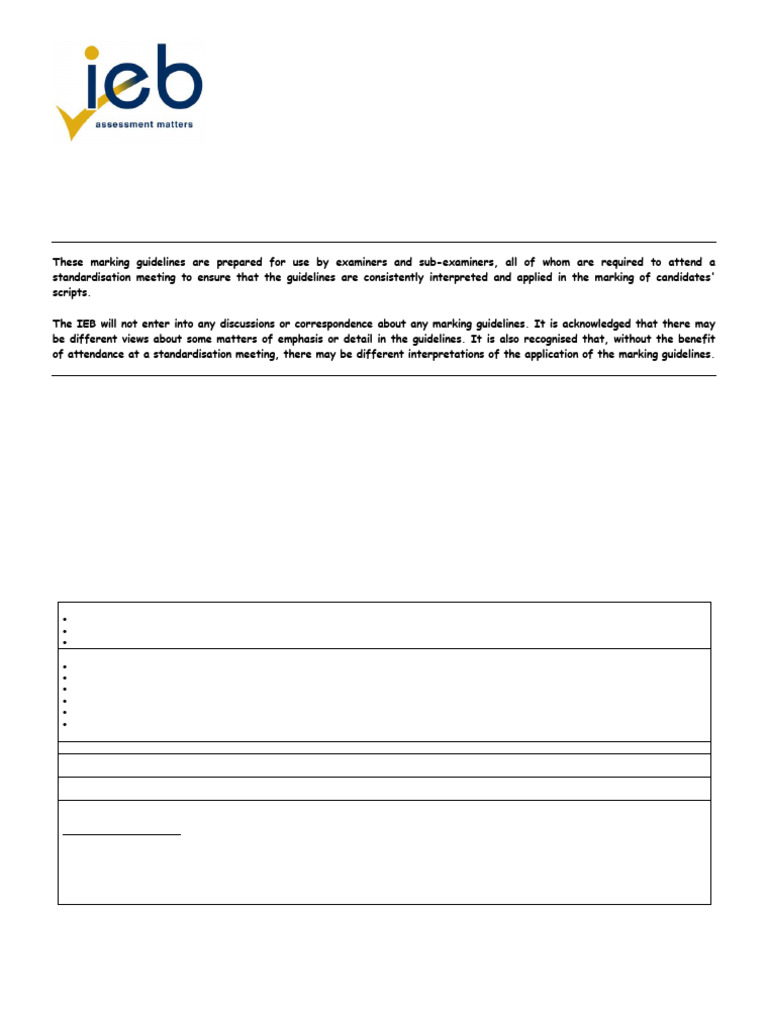 2020 IEB Geography P1 Memo | PDF | Thunderstorm | River